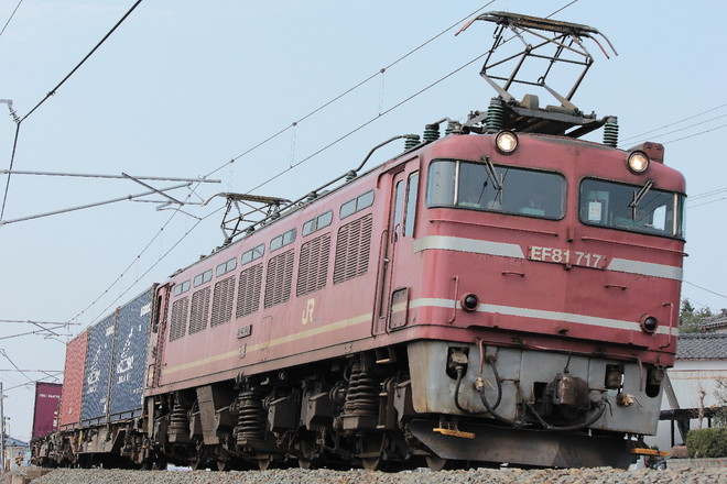 富山機関区 EF81 717 の写真 |鉄道写真投稿サイトTrain-Directory