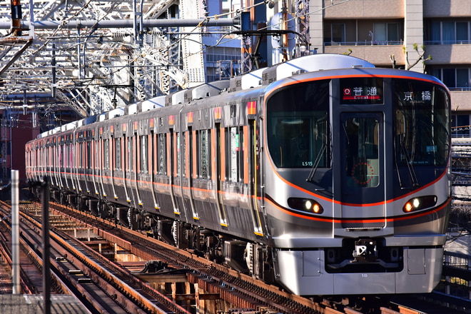 吹田総合車両所森ノ宮支所 323系 LS15編成 の写真 |鉄道写真投稿サイトTrain-Directory