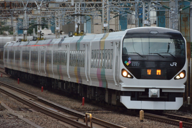 松本車両センター E257系 M-107編成 の写真 |鉄道写真投稿サイトTrain-Directory