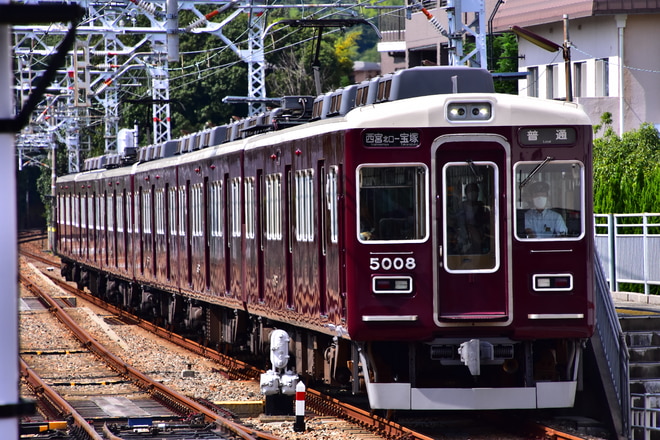 西宮車庫 5000系 5008F の写真 |鉄道写真投稿サイトTrain-Directory