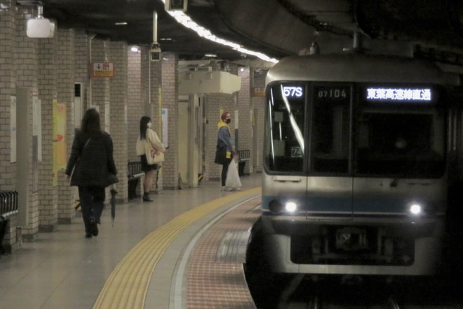 深川検車区 07系 07-104F の写真 |鉄道写真投稿サイトTrain-Directory