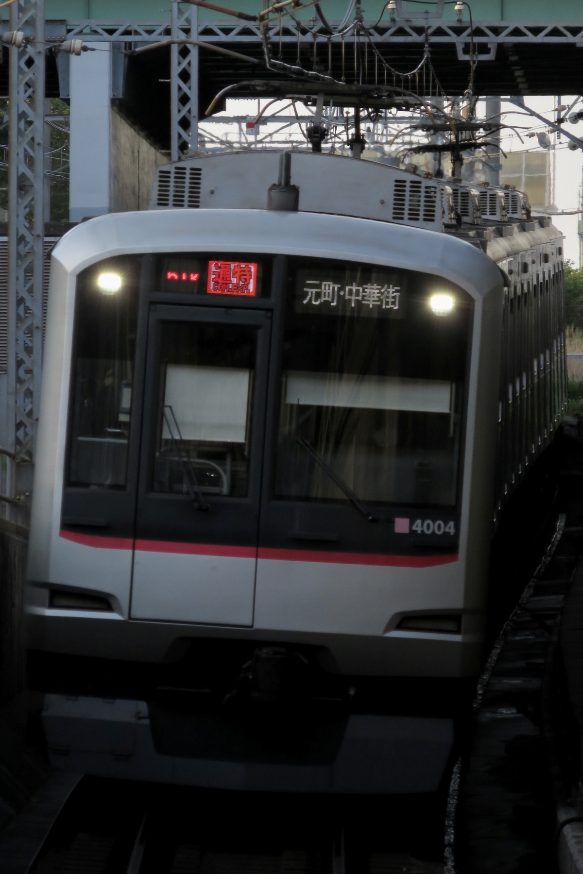 元住吉検車区 5050系 4104F の写真 |鉄道写真投稿サイトTrain-Directory
