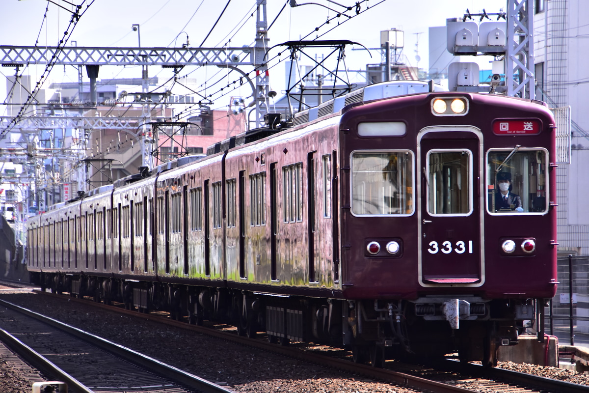 正雀車庫 3300系 3331F の写真 |鉄道写真投稿サイトTrain-Directory