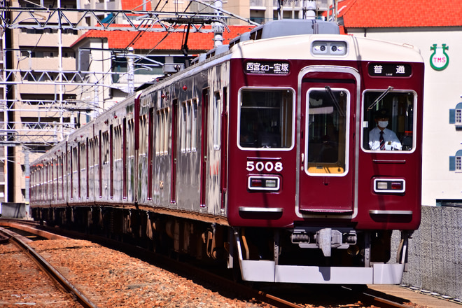 西宮車庫 5000系 5008F の写真 |鉄道写真投稿サイトTrain-Directory