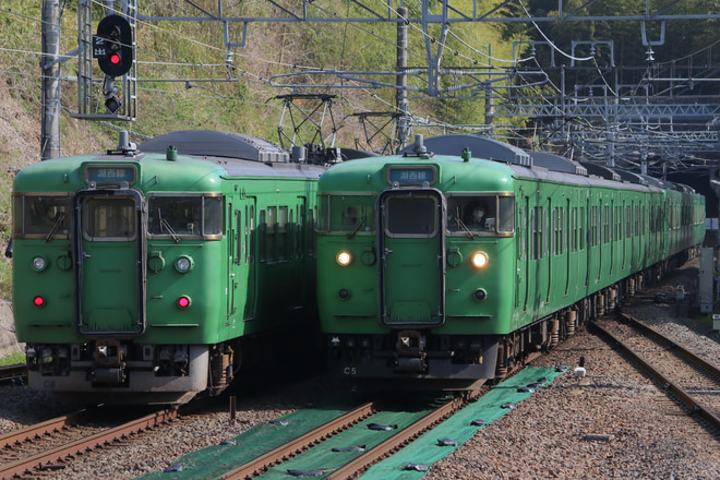 吹田総合車両所京都支所 113系 C5編成 の写真 |鉄道写真投稿サイトTrain-Directory