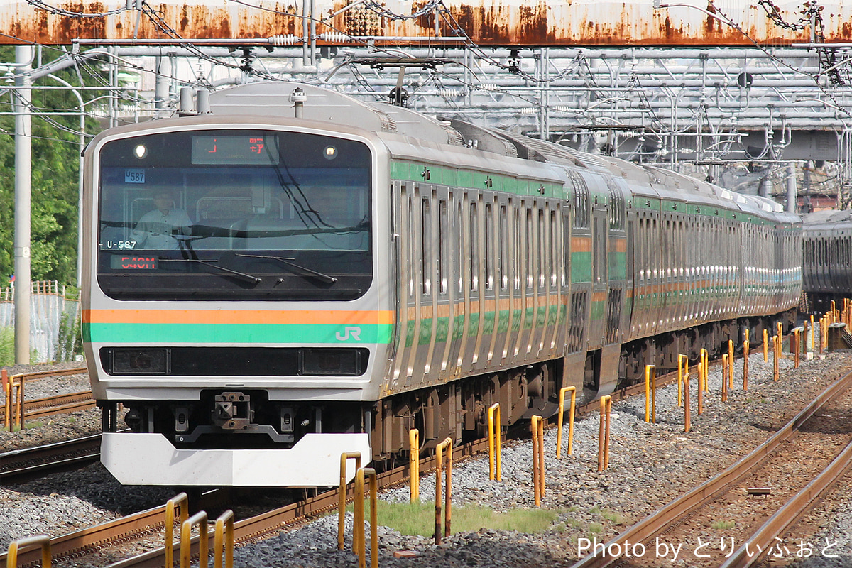 E231系 ヤマU587編成 の写真 |鉄道写真投稿サイトTrain-Directory