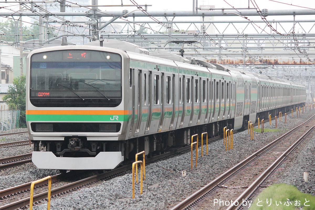 Train-Directory JR東日本E231系ヤマU530編成の写真一覧