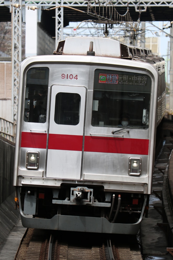 森林公園検修区 9000系 9104F の写真 |鉄道写真投稿サイトTrain-Directory