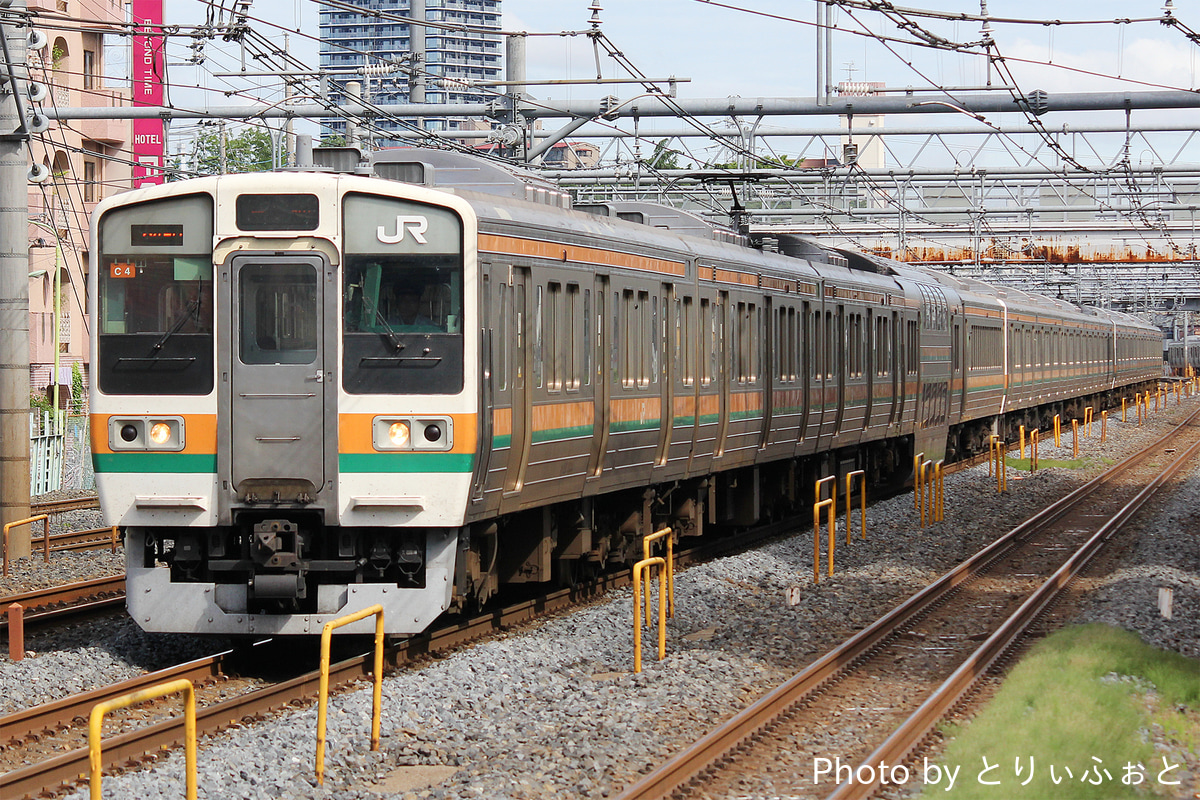 高崎車両センター 211系 タカC4編成 の写真 |鉄道写真投稿サイトTrain-Directory