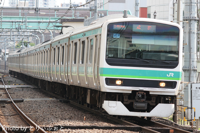 松戸車両センター E231系 マト107編成 の写真 |鉄道写真投稿サイトTrain-Directory