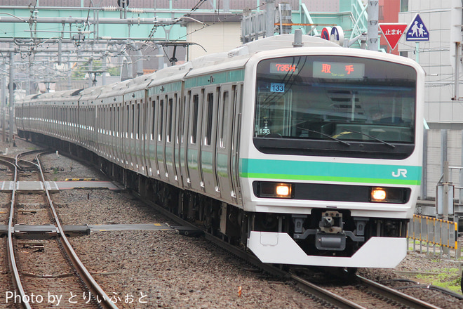 松戸車両センター E231系 マト133編成 の写真 |鉄道写真投稿サイトTrain-Directory