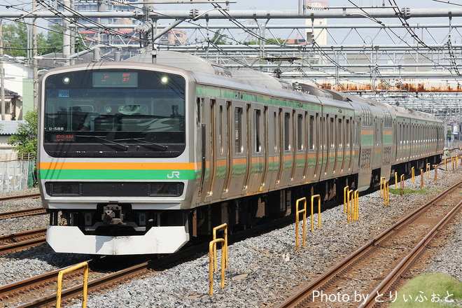 小山車両センター E231系 ヤマU588編成 の写真 |鉄道写真投稿サイトTrain-Directory
