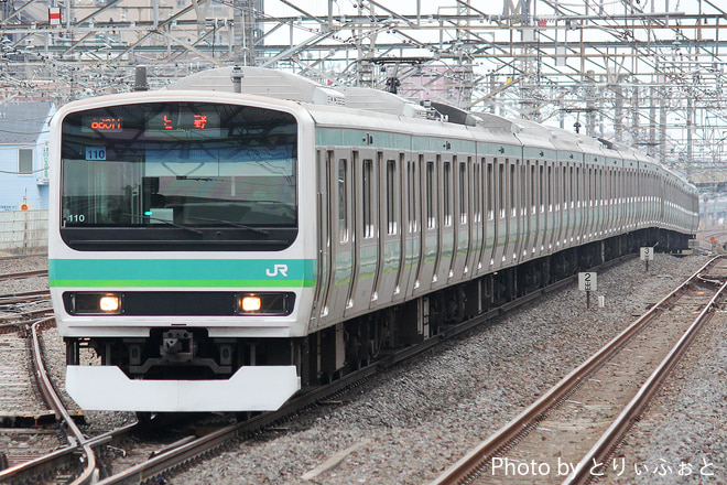 松戸車両センター E231系 マト110編成 の写真 |鉄道写真投稿サイトTrain-Directory