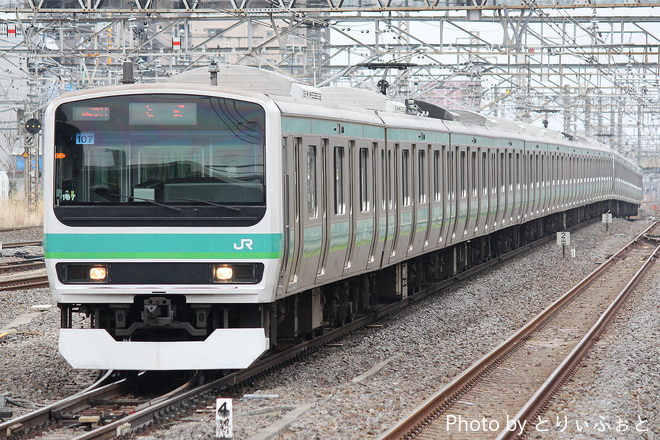 松戸車両センター E231系 マト107編成 の写真 |鉄道写真投稿サイトTrain-Directory