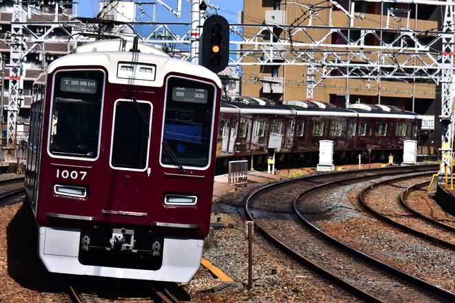 西宮車庫 1000系 1007F の写真 |鉄道写真投稿サイトTrain-Directory