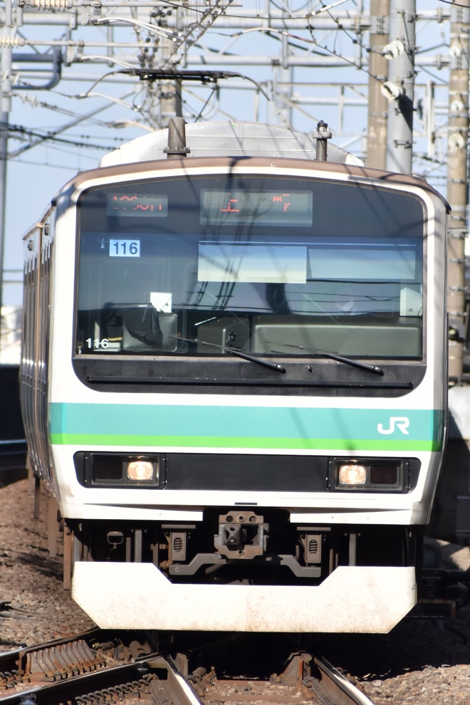 松戸車両センター本区 E231系 マト116編成 の写真 |鉄道写真投稿サイトTrain-Directory