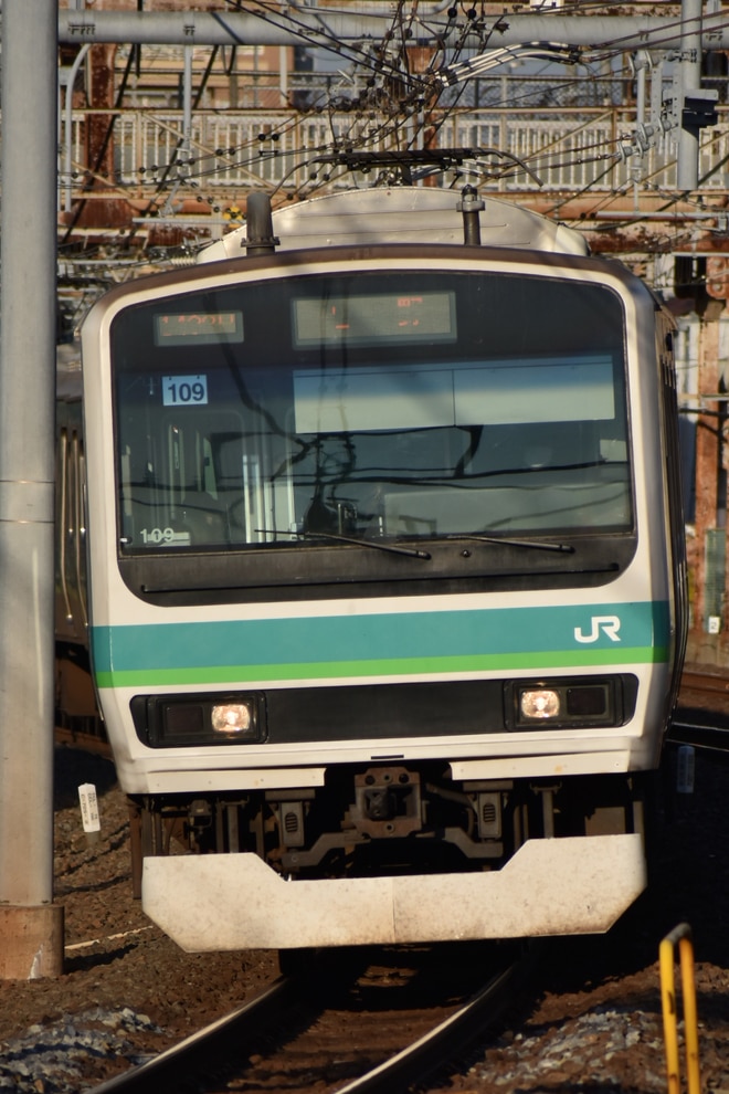 松戸車両センター本区 E231系 マト109編成 の写真 |鉄道写真投稿サイトTrain-Directory