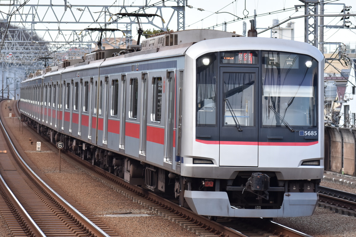 元住吉検車区 5080系 5185F の写真 |鉄道写真投稿サイトTrain-Directory