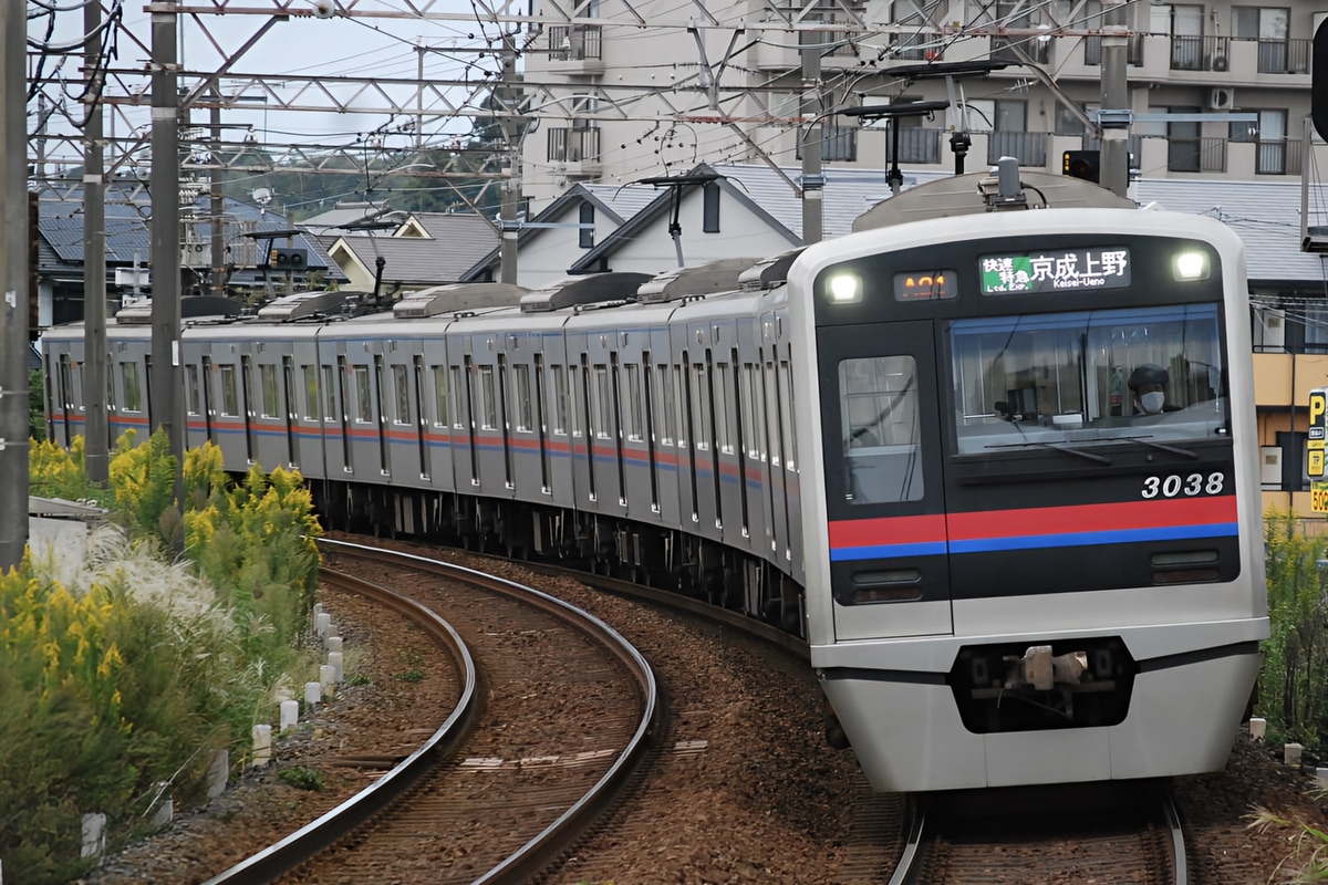 宗吾車両基地 3000形 3038編成 の写真 |鉄道写真投稿サイトTrain-Directory