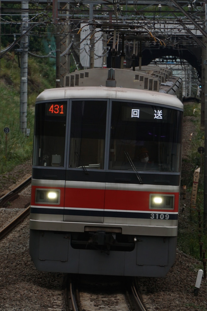 元住吉検車区 3000系 3009f の写真 |鉄道写真投稿サイトTrain-Directory