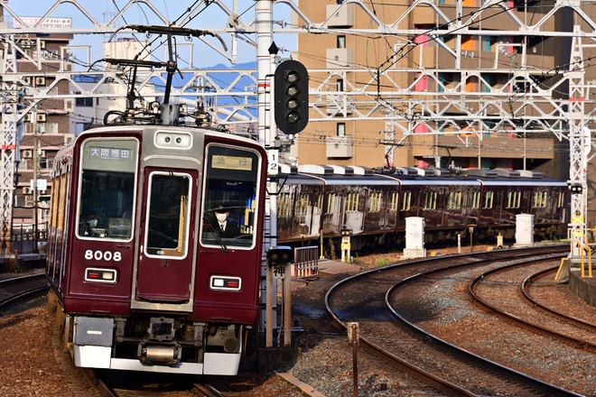 西宮車庫 8000系 8008F の写真 |鉄道写真投稿サイトTrain-Directory