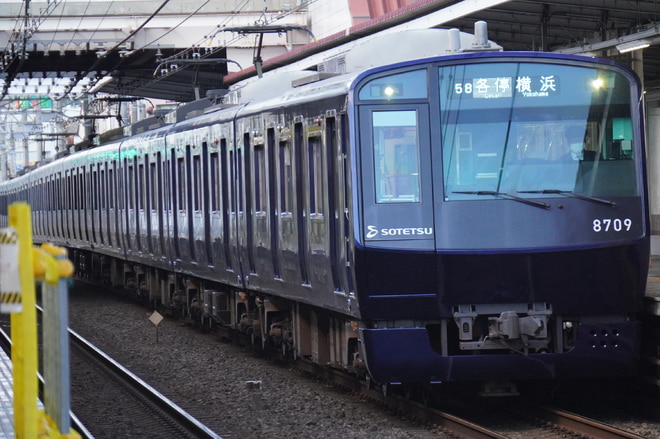 かしわ台車両センター 8000系 8709F の写真 |鉄道写真投稿サイトTrain-Directory