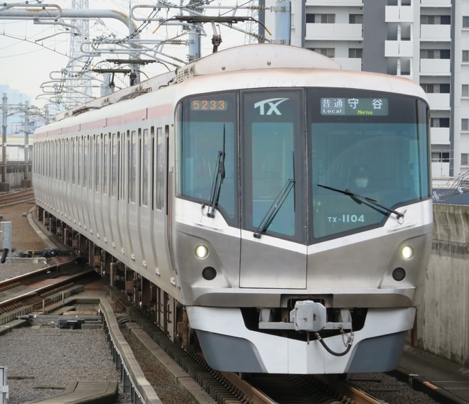 つくばエクスプレス総合基地 TX1000系 TX-1104F の写真 |鉄道写真投稿サイトTrain-Directory
