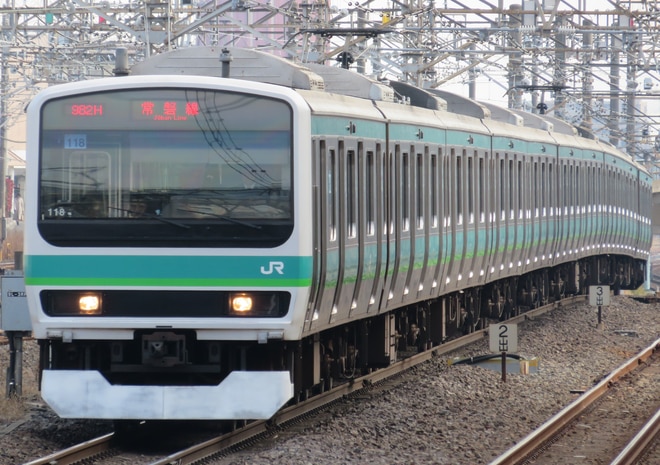 松戸車両センター本区 E231系 マト118編成 の写真 |鉄道写真投稿サイトTrain-Directory