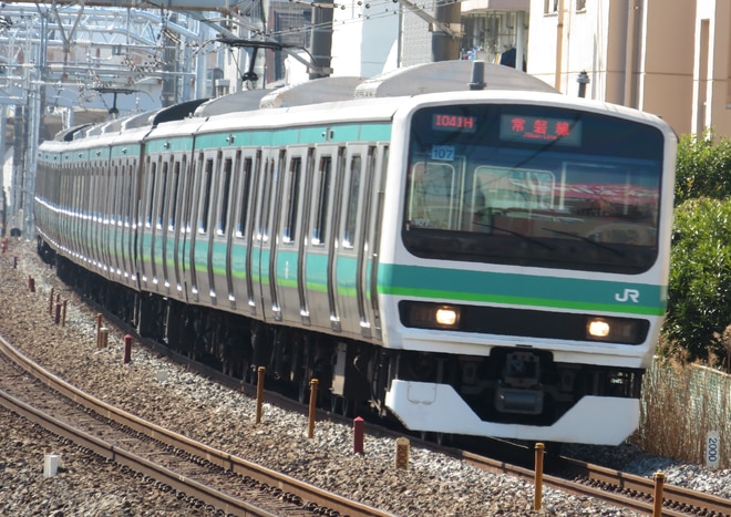 松戸車両センター本区 E231系 マト107編成 の写真 |鉄道写真投稿サイトTrain-Directory