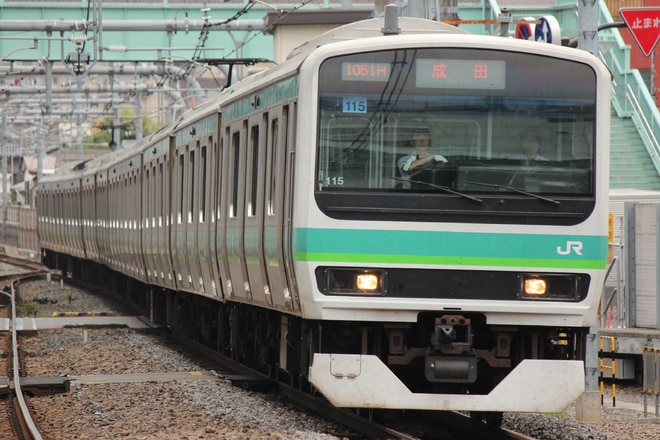 松戸車両センター本区 E231系 マト115編成 の写真 |鉄道写真投稿サイトTrain-Directory