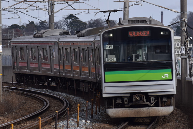 仙台車両センター宮城野派出所 205系 M3編成 の写真 |鉄道写真投稿サイトTrain-Directory