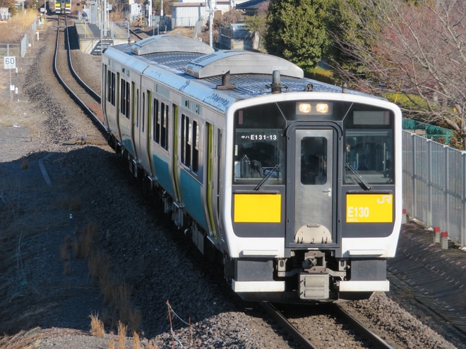 水郡線営業所 キハE130系 キハE131-13+キハE132-13 の写真 |鉄道写真投稿サイトTrain-Directory