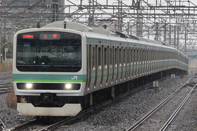 松戸車両センター本区 e231系 マト103編成 の写真 |鉄道写真投稿サイトTrain-Directory