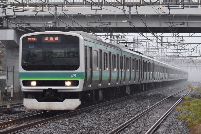 松戸車両センター本区 E231系 マト103編成 の写真 |鉄道写真投稿サイトTrain-Directory