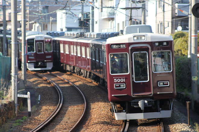 西宮車庫 5000系 5001F の写真 |鉄道写真投稿サイトTrain-Directory
