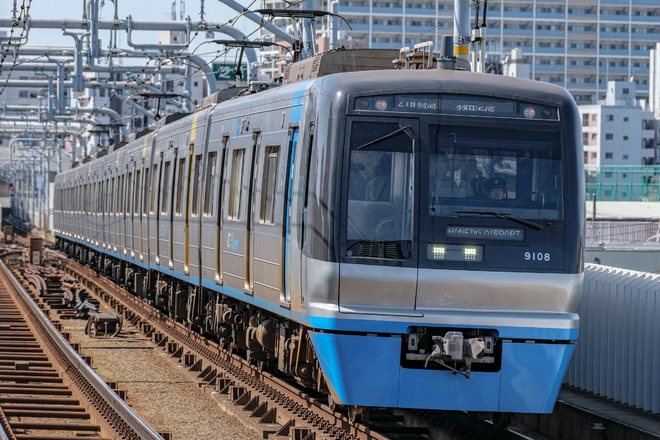 印旛車両基地 9100形 9108F の写真 |鉄道写真投稿サイトTrain-Directory