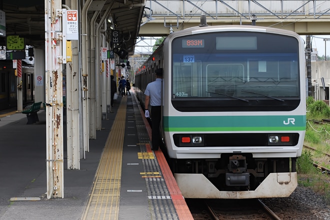 松戸車両センター本区 e231系 マト137編成 の写真 |鉄道写真投稿サイトTrain-Directory