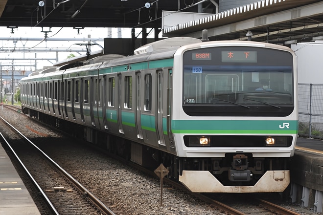 松戸車両センター本区 e231系 マト137編成 の写真 |鉄道写真投稿サイトTrain-Directory
