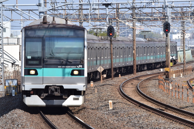松戸車両センター本区 E233系 マト13編成 の写真 |鉄道写真投稿サイトTrain-Directory