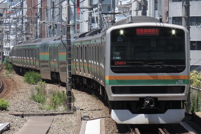さいたま車両センター E231系 U-587編成 の写真 |鉄道写真投稿サイトTrain-Directory