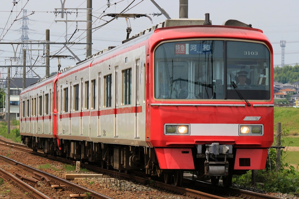 名鉄3100系3103F(3103編成)の編成データ、編成表、ニュース、写真|2nd-train