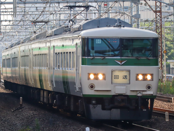 185系 B6編成 の写真 |鉄道写真投稿サイトTrain-Directory