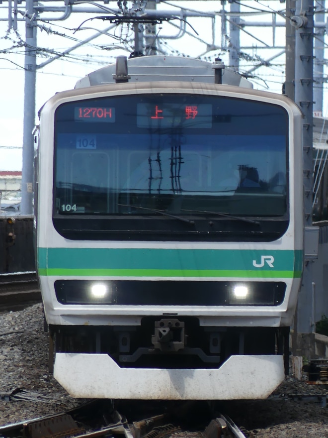 松戸車両センター本区 E231系 マト104編成 の写真 |鉄道写真投稿サイトTrain-Directory