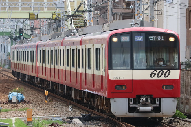 新町検車区 600形 651編成 の写真 |鉄道写真投稿サイトTrain-Directory