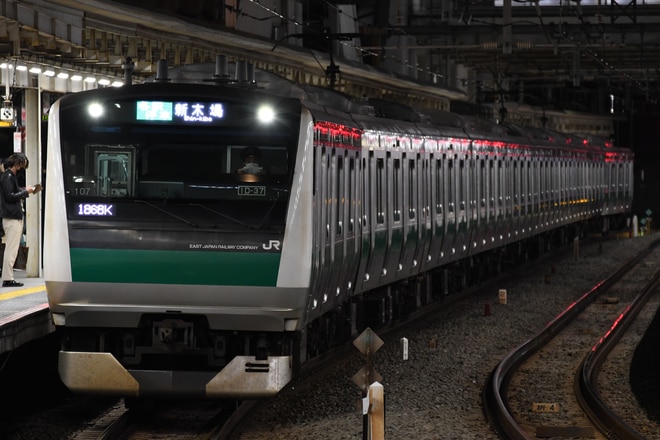 川越車両センター E233系 ハエ107編成 の写真 |鉄道写真投稿サイトTrain-Directory
