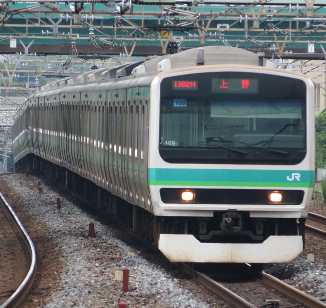 松戸車両センター本区 E231系 マト109編成 の写真 |鉄道写真投稿サイトTrain-Directory