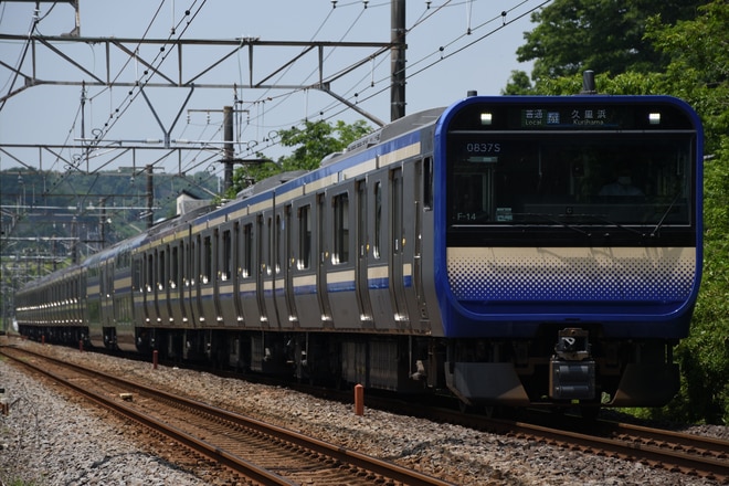 鎌倉車両センター本所 E235系 クラF-14編成 の写真 |鉄道写真投稿サイトTrain-Directory