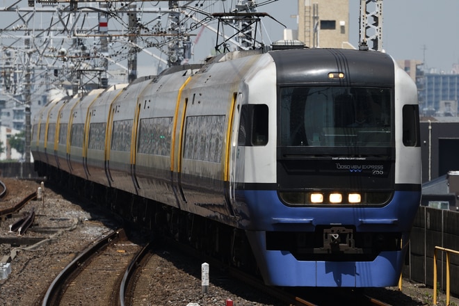 幕張車両センター 255系 マリBe-04編成 の写真 |鉄道写真投稿サイトTrain-Directory