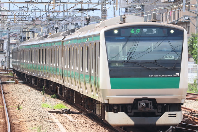 川越車両センター E233系 ハエ127編成 の写真 |鉄道写真投稿サイトTrain-Directory