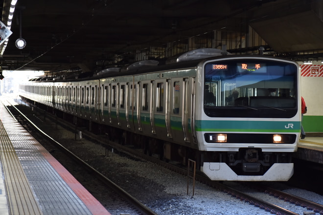 松戸車両センター本区 E231系 マト128編成 の写真 |鉄道写真投稿サイトTrain-Directory